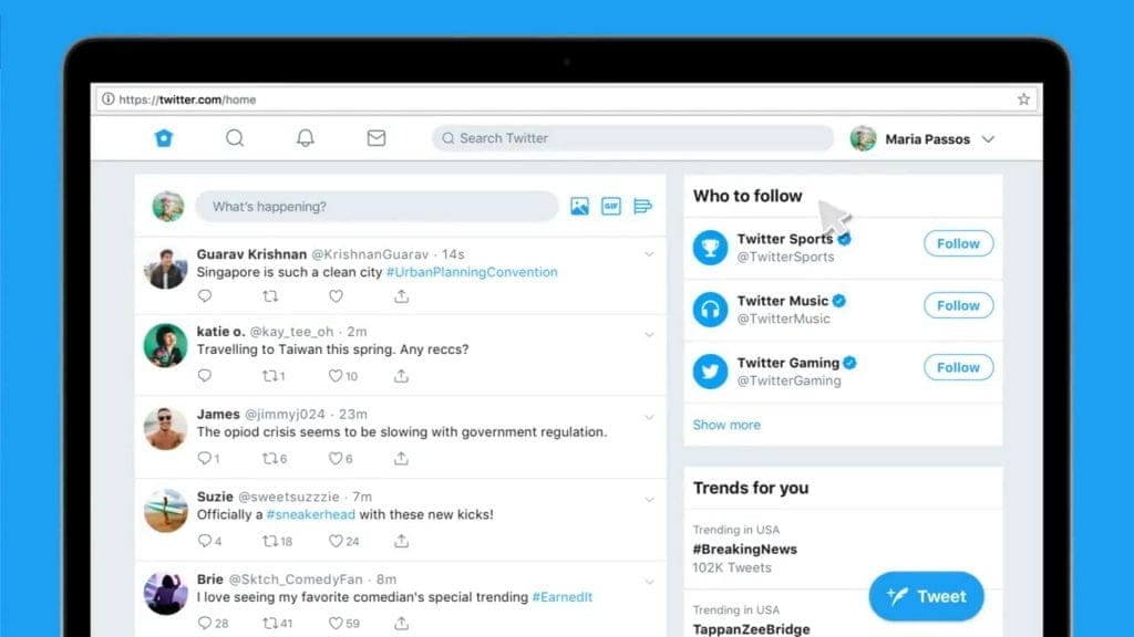Twitter New Web Interface is Coming with Several Improvements