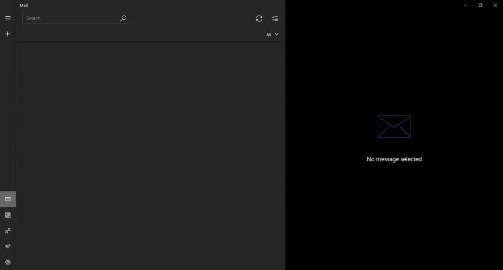 How to Enable Dark Mode in Windows 10 Mail and Calendar App?