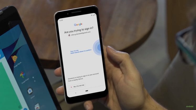 Android Phone as a Physical security key to login to Google Account