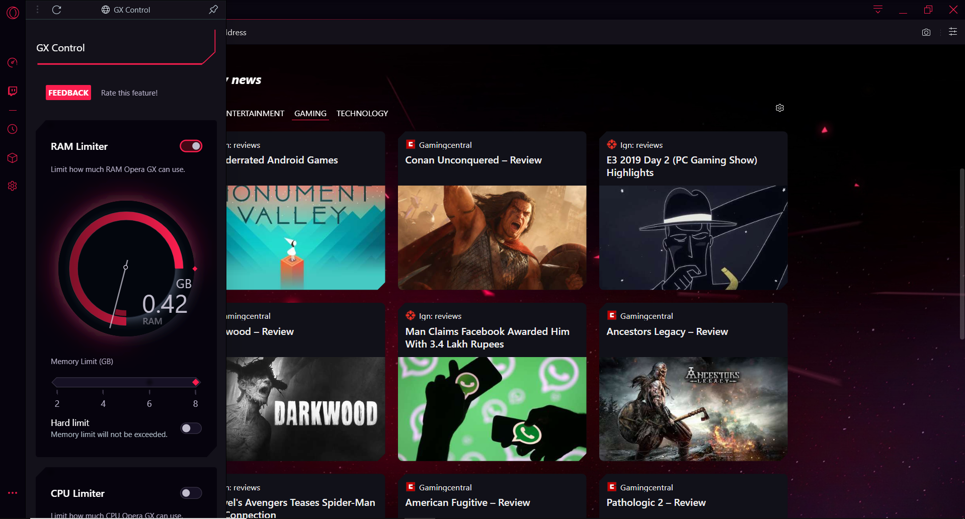 Opera Launches the First Gaming Browser Opera GX
