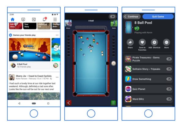 Messenger Instant Games Migrating to Facebook Gaming Tab