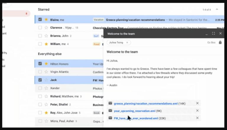 You can now attach an email to an email in Gmail: Here is How to do it?