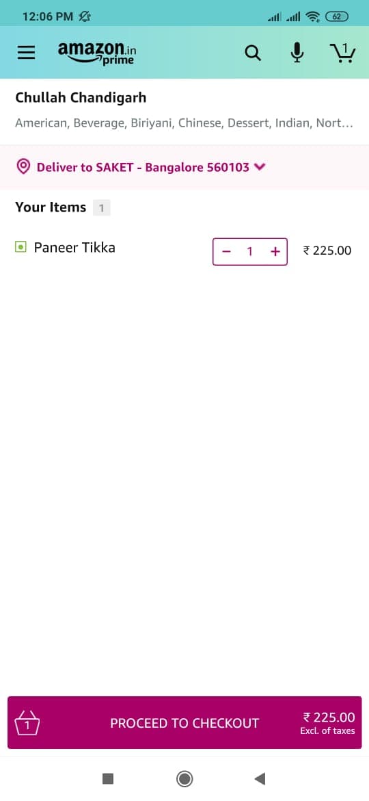 How to Place an order on Amazon Food?