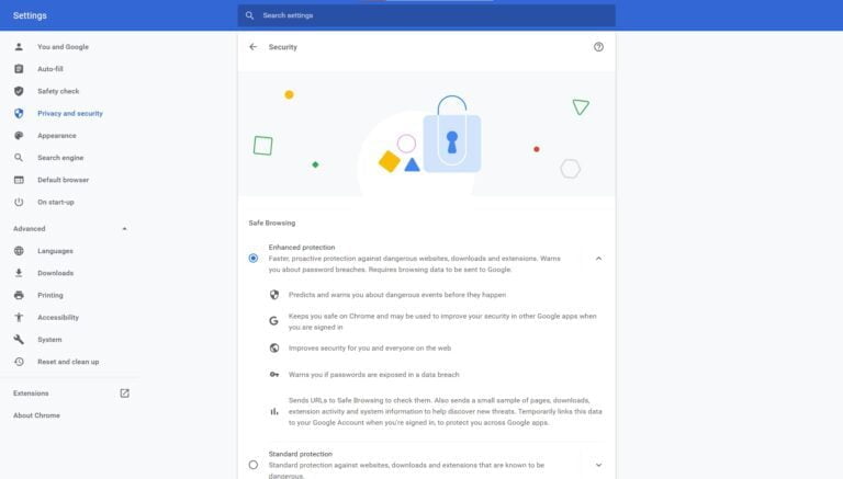 How to enable Enhanced Protection in Google Chrome?